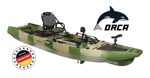 Nordmann® Orca 12.5 Angelkajak inkl. Zahnstangen-Pedalantrieb : NEU und NUR bei NORDMANN ...